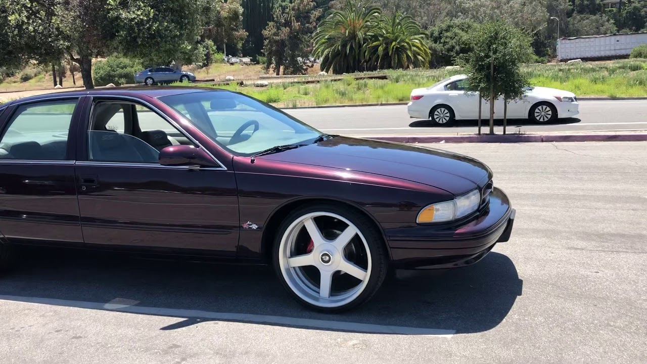 96 Impala SS on 22” Replicas - YouTube