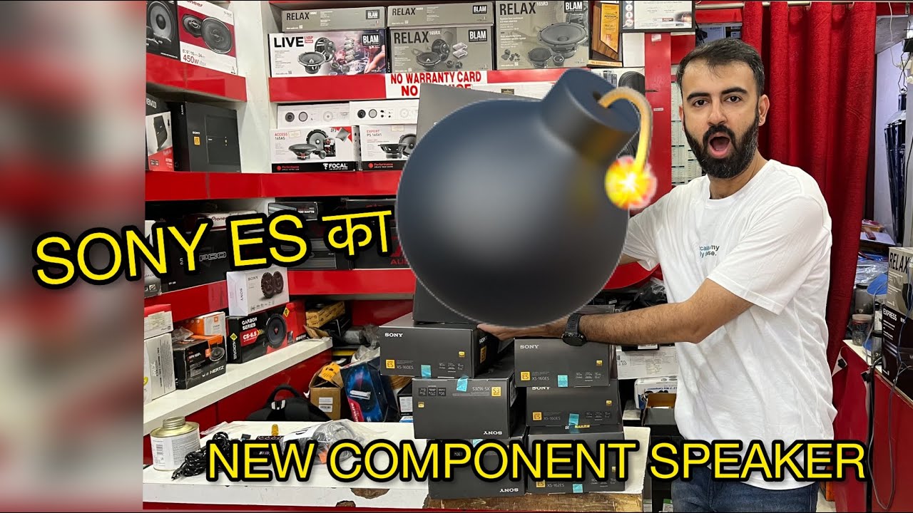 SONY ES MOBILE COMPLETE SERIES😳| SONY XS162ES COMPONENT SPEAKERS👌|SONY ...