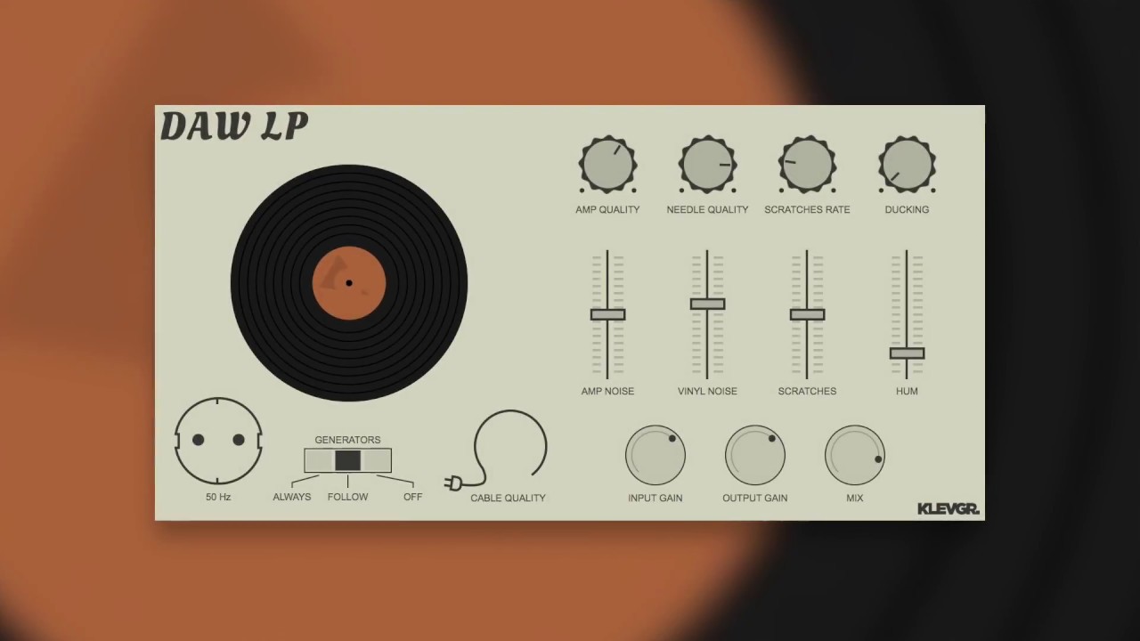 DAW LP – Vinyl Player Simulation - YouTube