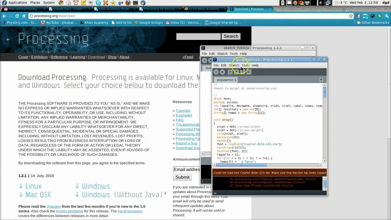 Thank you guigui and openprocessing - YouTube