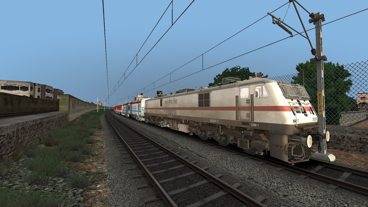 SCRV1 12728 GODAVARI EXPRESS INDIAN TRAIN SIMULATOR - RAILWORKS - YouTube