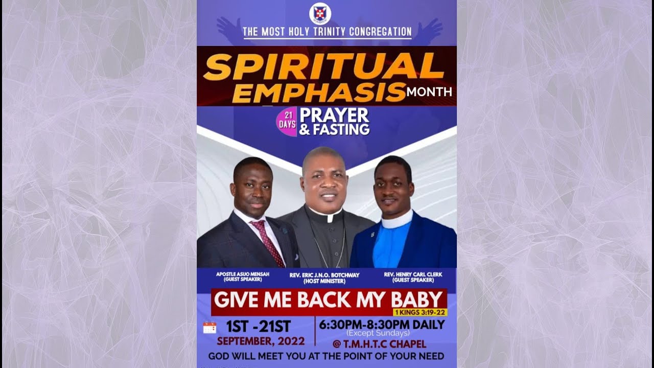 SPIRITUAL EMPHASIS - 11th SEPTEMBER 2022 - YouTube