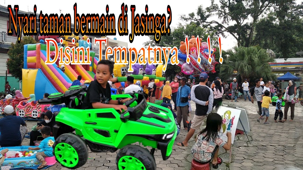 pusat Jajanan dan Taman bermain di Jasinga || Alun alun Jasinga || GOR ...