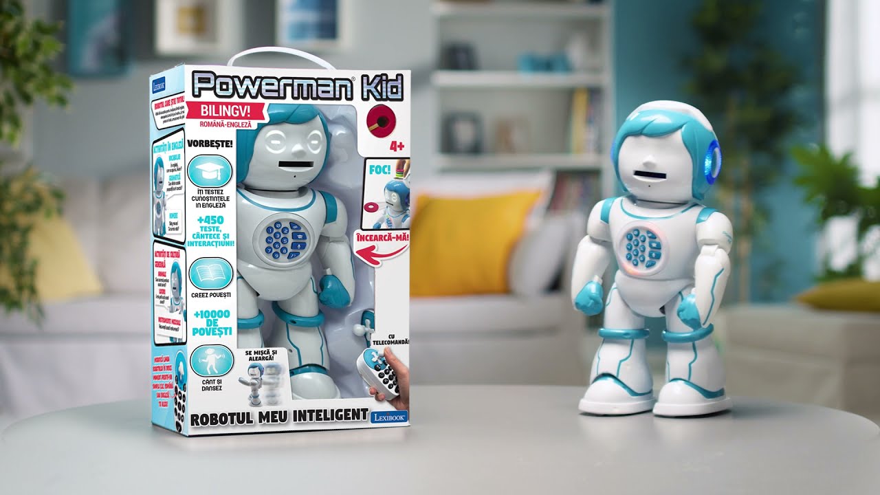 Robot interactiv, Lexibook, Powerman Kid | Noriel - YouTube