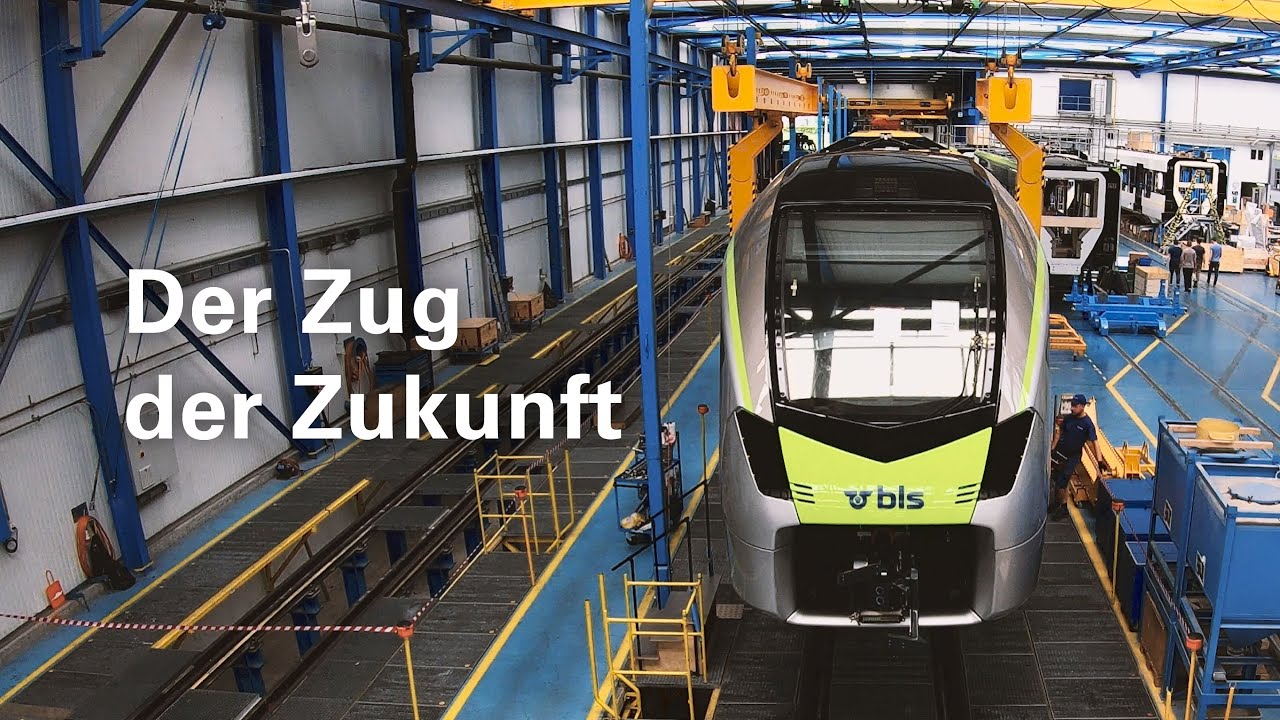 Hier entsteht unser Zug der Zukunft – BLS FLIRT - YouTube