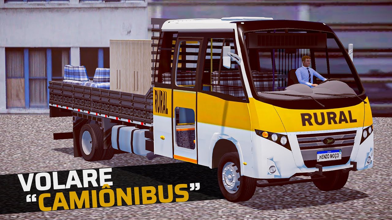 Volare Attack 8 "Camiônibus" - Proton Bus Mods - YouTube