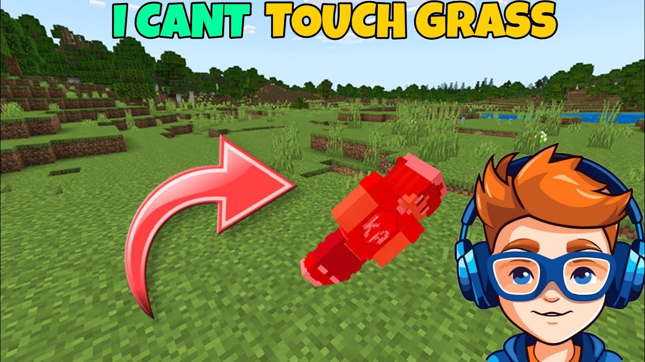 Minecraft But I Can't Touch Grass 🤯 Minecraft Challenge Video ...