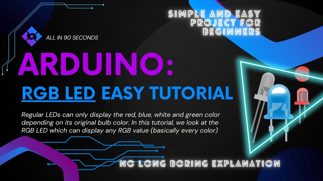 How to use the RBG LED in 90 Seconds - YouTube