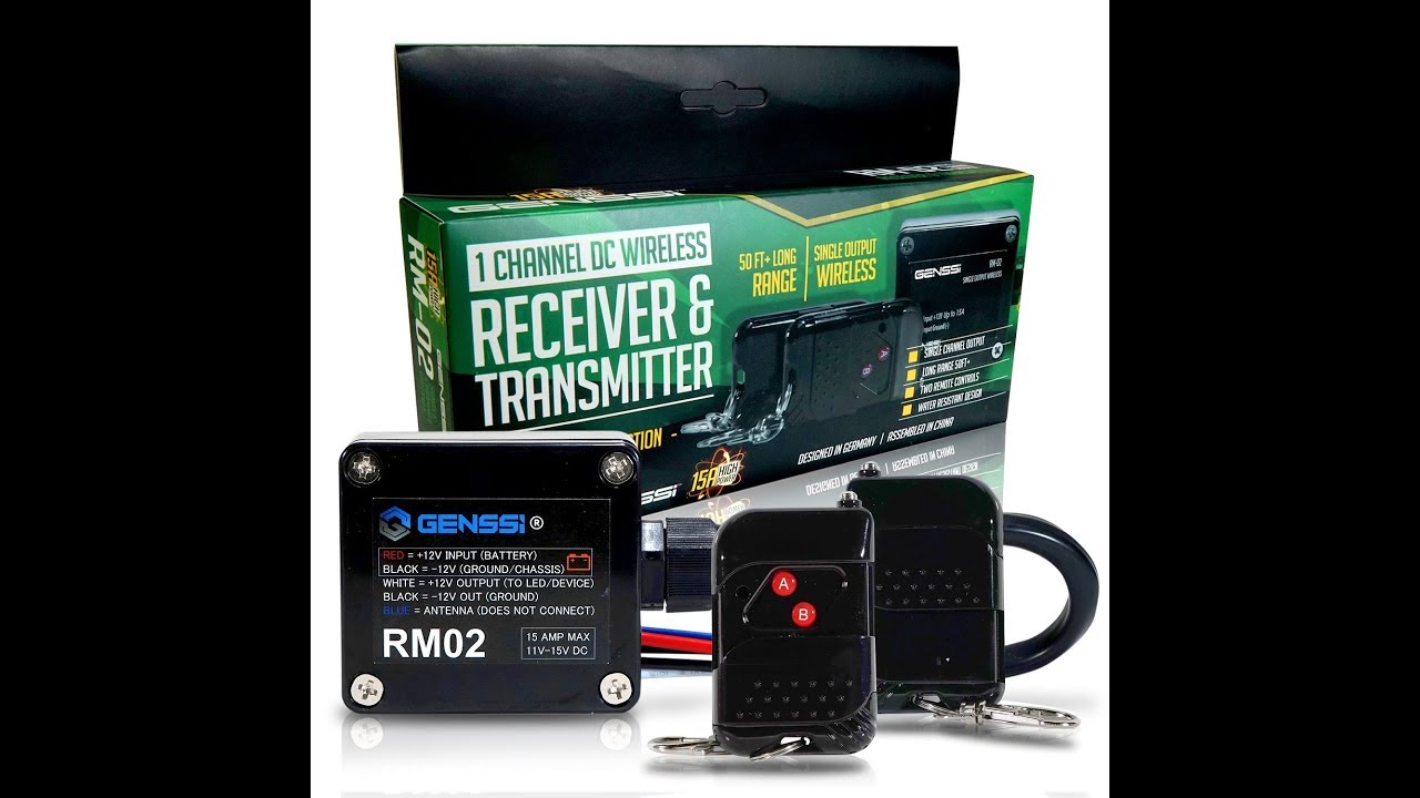 RM02 12V Wireless Controller Installation Demo Video - YouTube