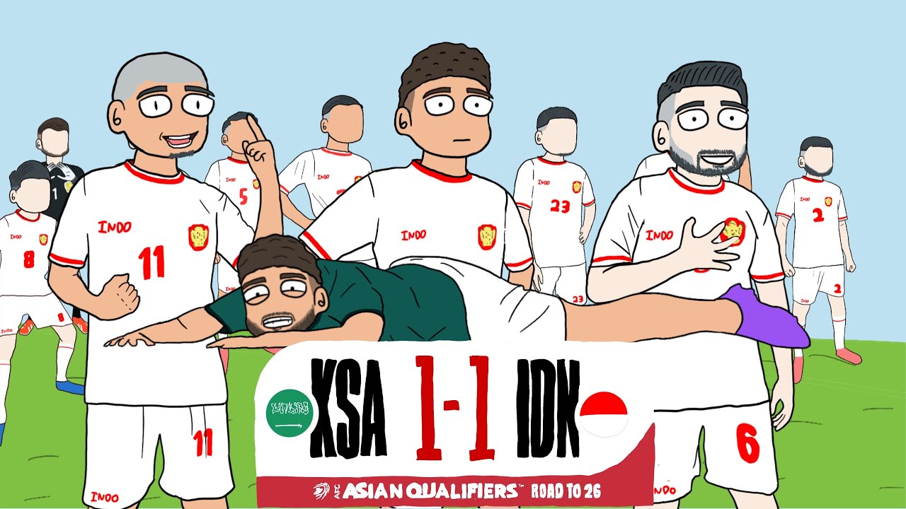 Arab Saudi 1-1 Indonesia | Kualifikasi Piala Dunia 2026 Round 3 Zona ...
