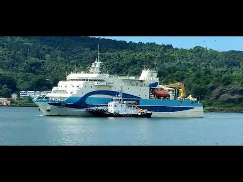 New ship sindhu arrive in portblair - YouTube