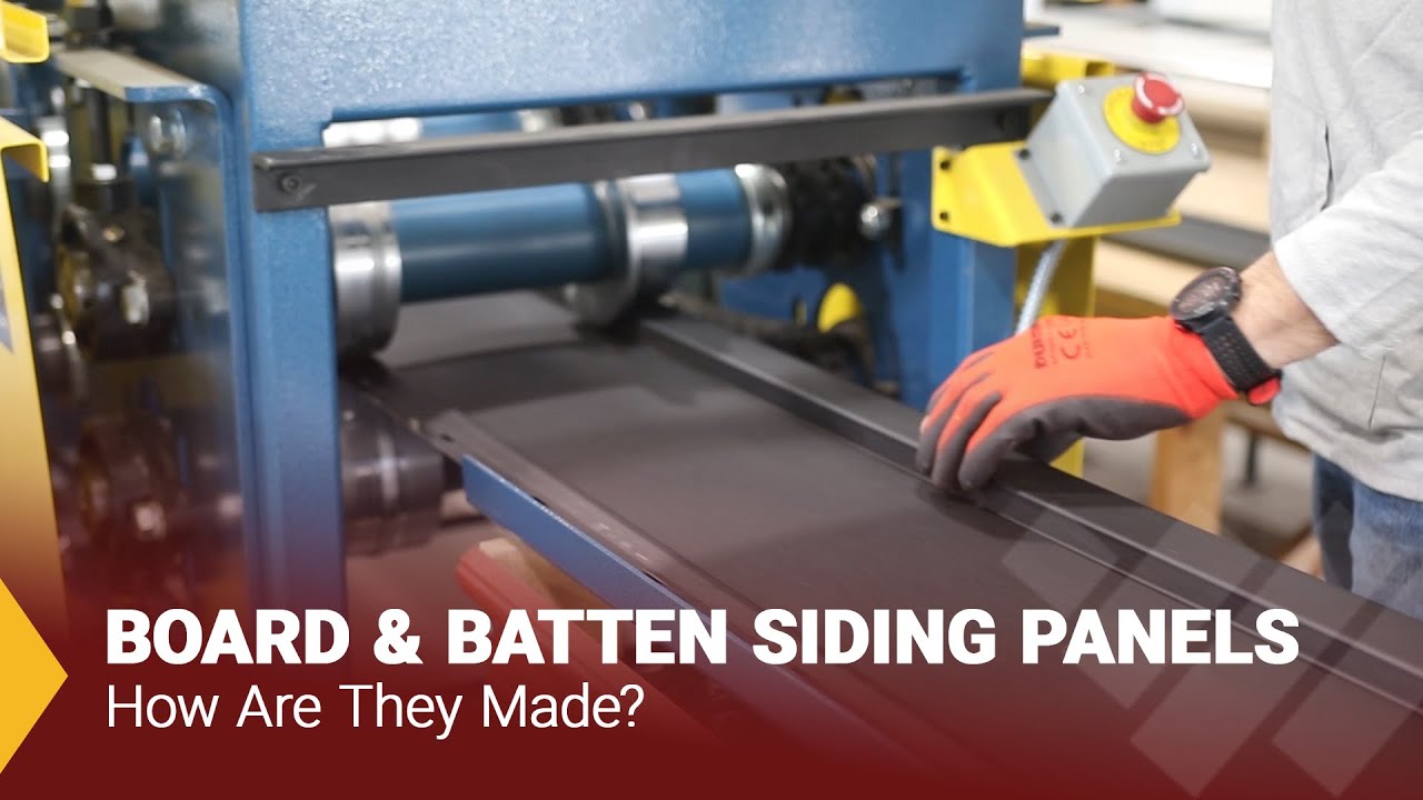 How We Manufacture Metal Board And Batten Panels | Wagler Steel - YouTube