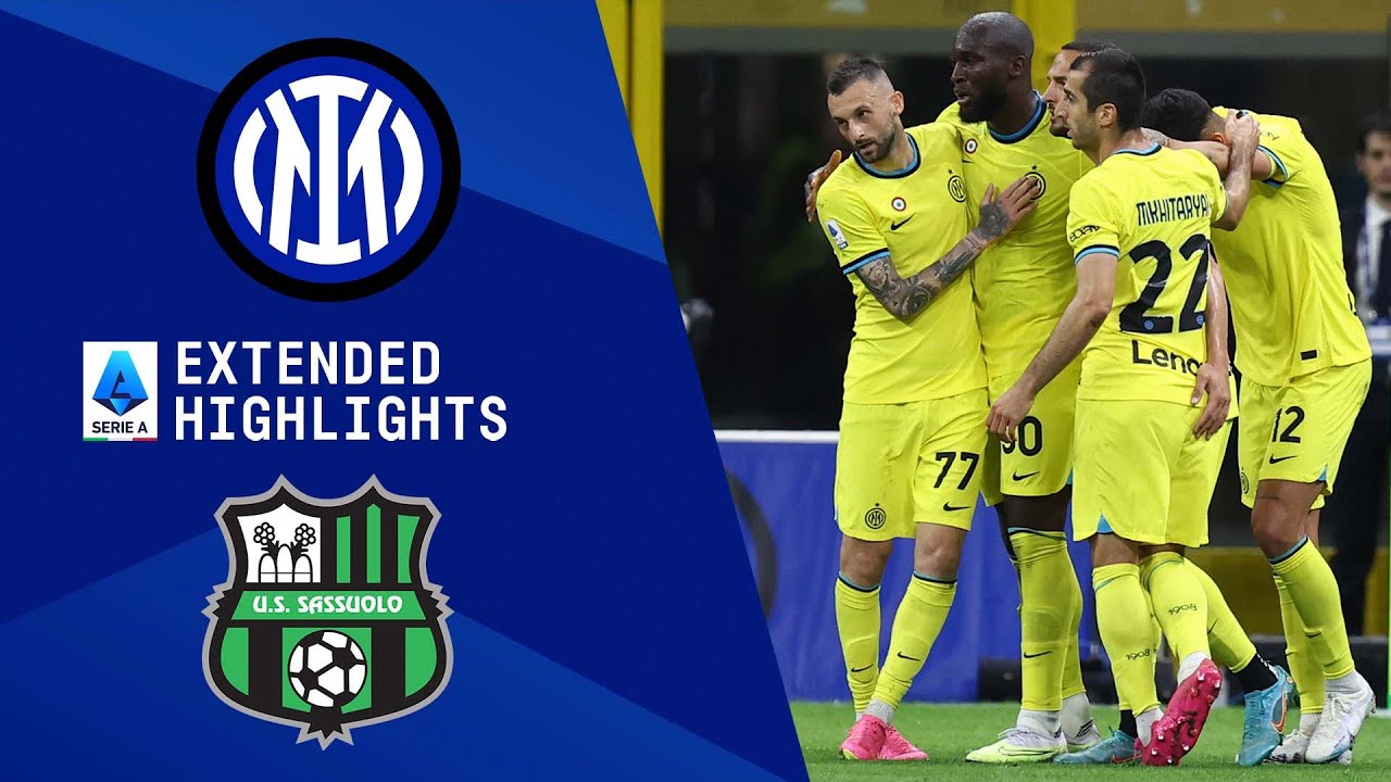 Inter vs. Sassuolo: Extended Highlights | Serie A | CBS Sports Golazo ...