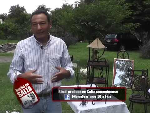 Programa Hecho en Salta Angel Avila Artesanías en Hierro - YouTube