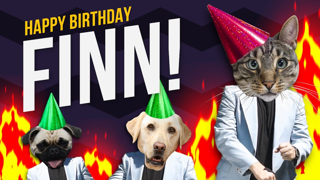Happy Birthday Finn - It's time to dance! - YouTube