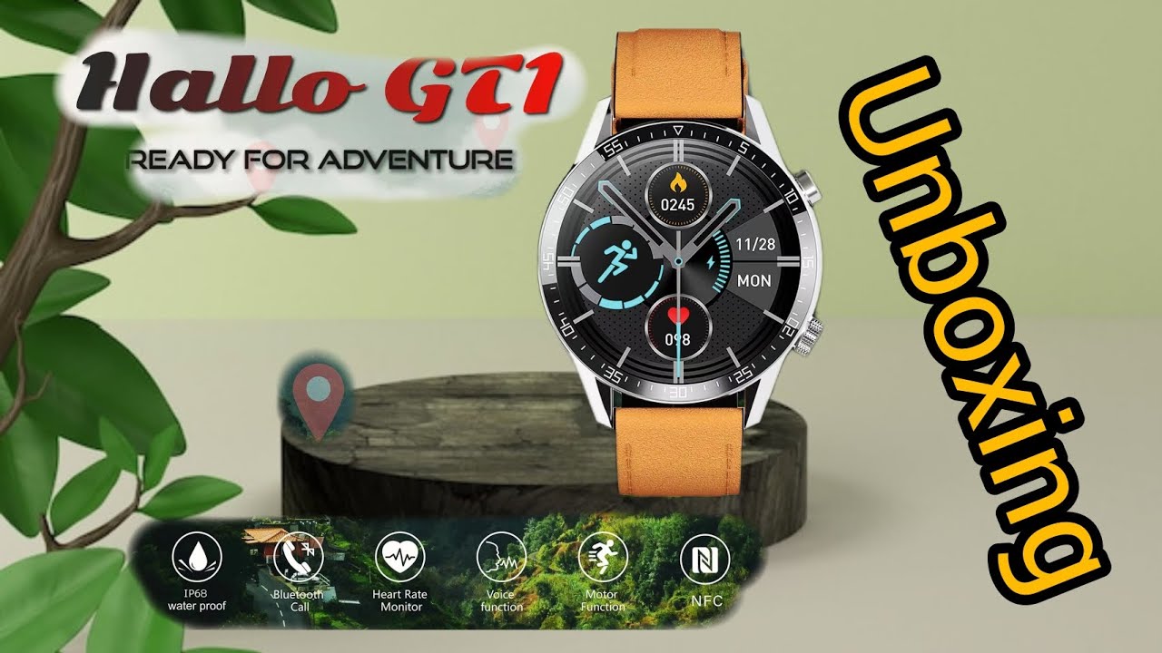 Hallo GT1 smartwatche | unboxing video | Tech Explore| Calling smart ...