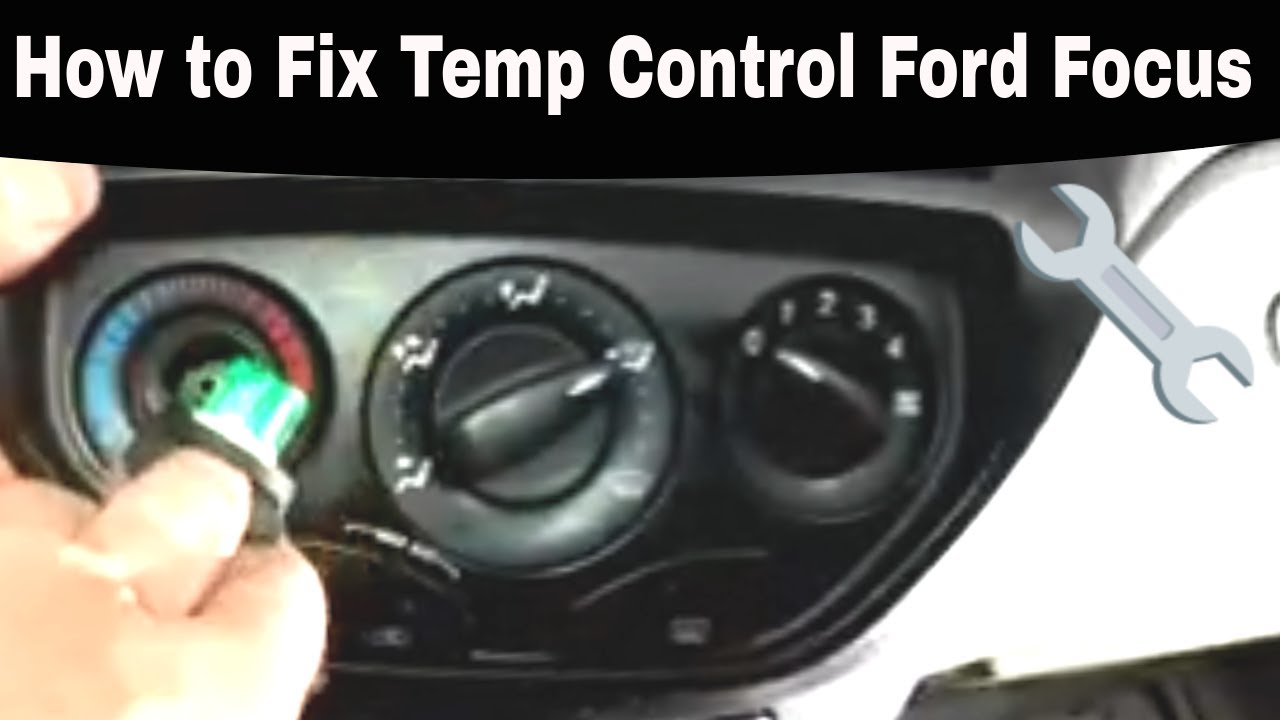 How to Fix Temp Control on 2006 Ford Focus - YouTube