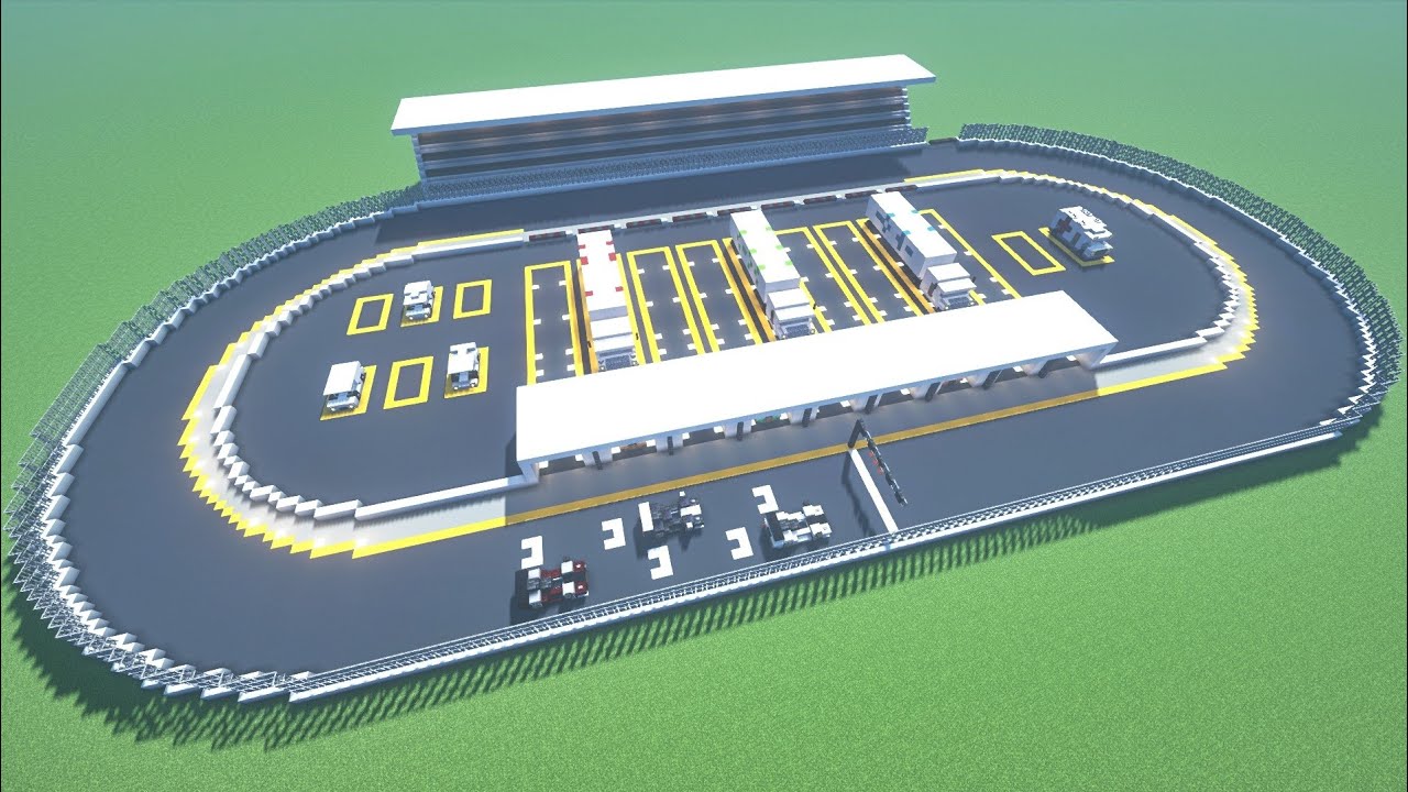 RACE TRACK - Minecraft tutorial - YouTube