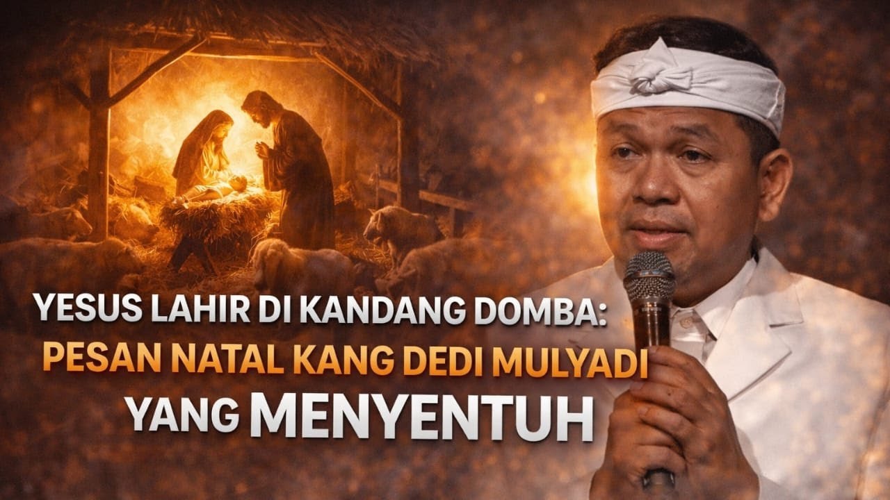 Yesus Lahir di Kandang Domba — Pesan Natal Dedi Mulyadi yang ...