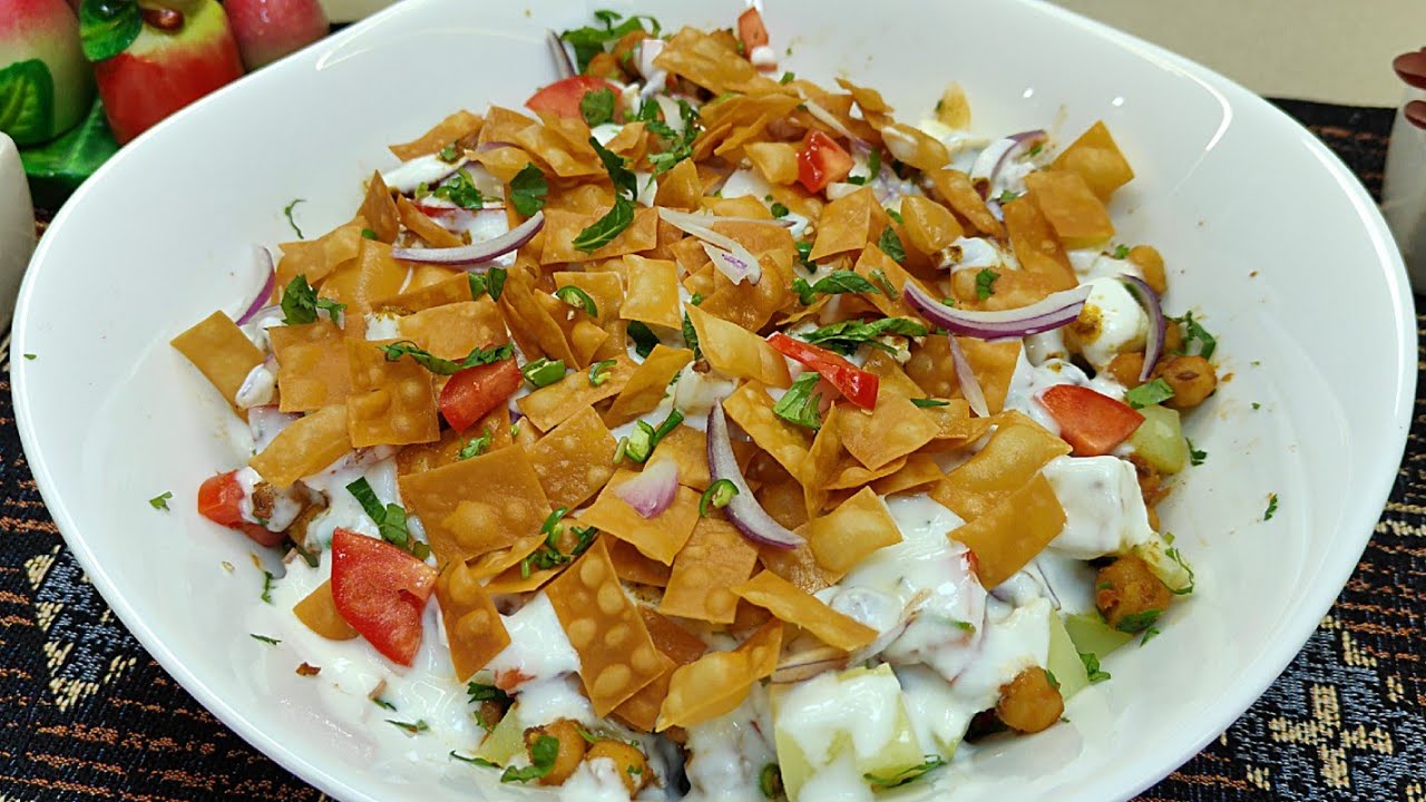 Ramzan Special Dahi Chana Chaat | Iftar Special Dahi Papdi Chaat ...
