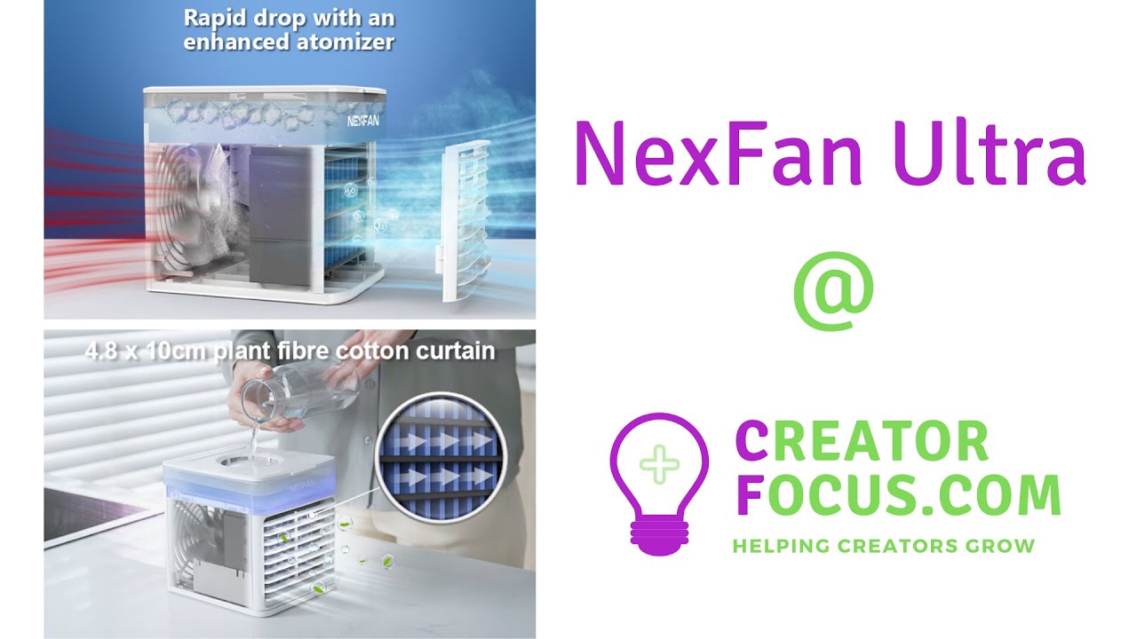 Portable AC with Powerful Cooling - NexFan Ultra - YouTube