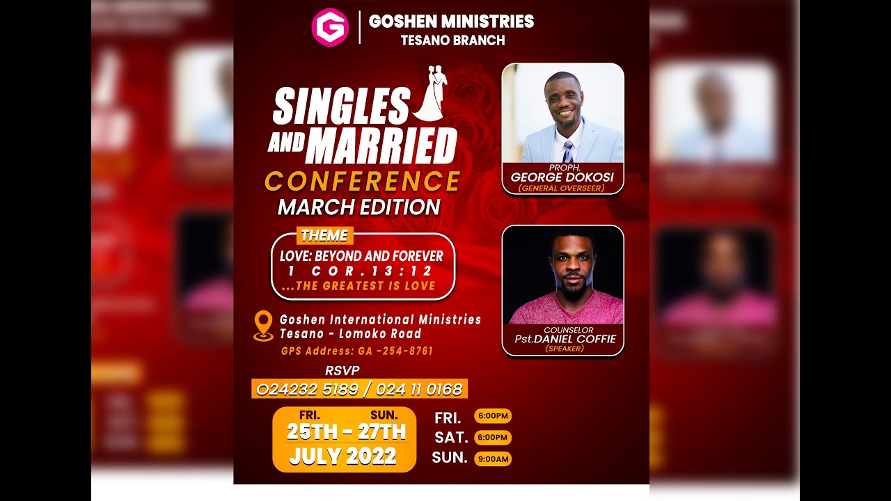 HOW TO DESIGN SINGLES AND MARRIED CONFERENCE FLYER - YouTube