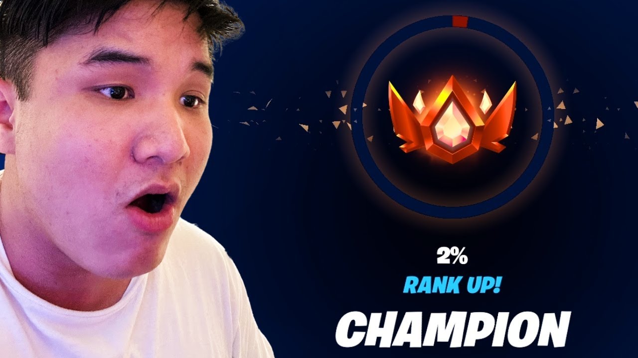 I Got To Champs Rank After This Fortnite Game! - YouTube