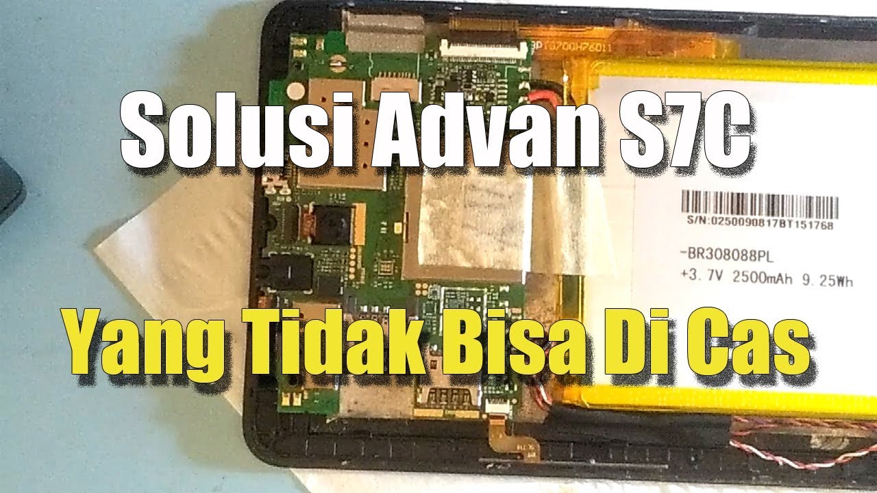 Solusi Tablet Advan S7C Yang Tidak Bisa Di Cas - YouTube