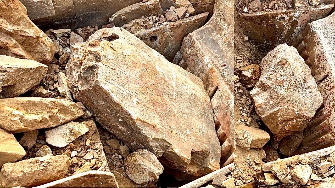 “Amazing Quarry Primary Rock Crushing Machine Working | Satisfying Rock ...