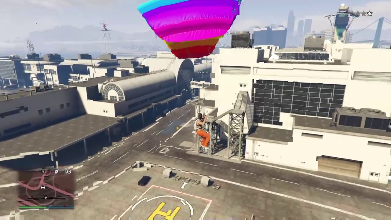 Ελευθερη πτωση απο ελικοπτερο (GTA ONLINE) - YouTube