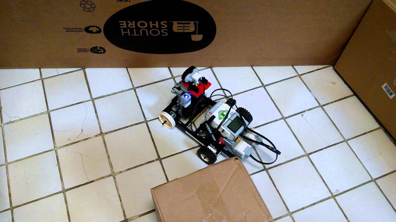 ev3 robot moving around in world - YouTube