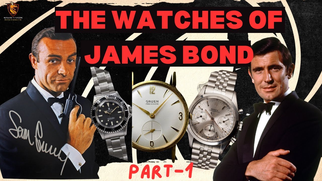 The Watches of James Bond | Sean Connery & George Lazenby | - YouTube