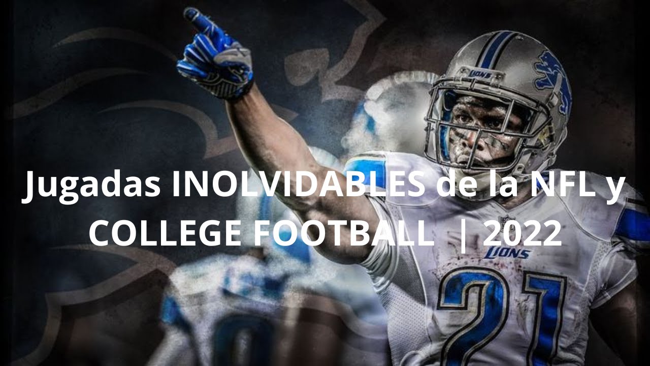 Resumen ÉPICO!! Las Jugadas INOLVIDABLES de la NFL y FOOBALL COLLAGE ...