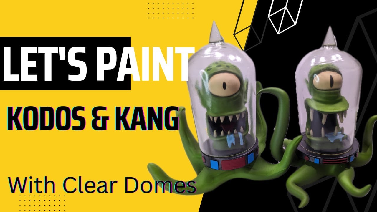 Let's Paint Kang & Kodos from The Simpsons | Step-by-Step Tutorial eps ...