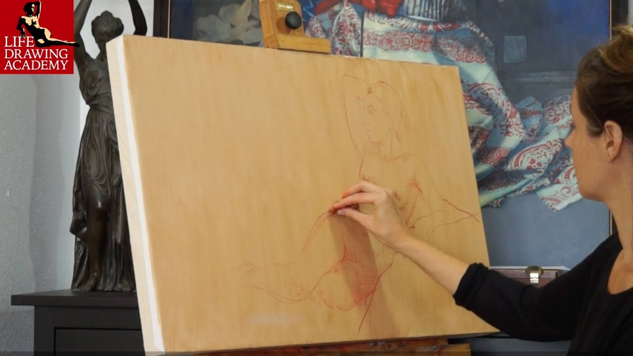 How to Sketch a Female Figure from Life - YouTube