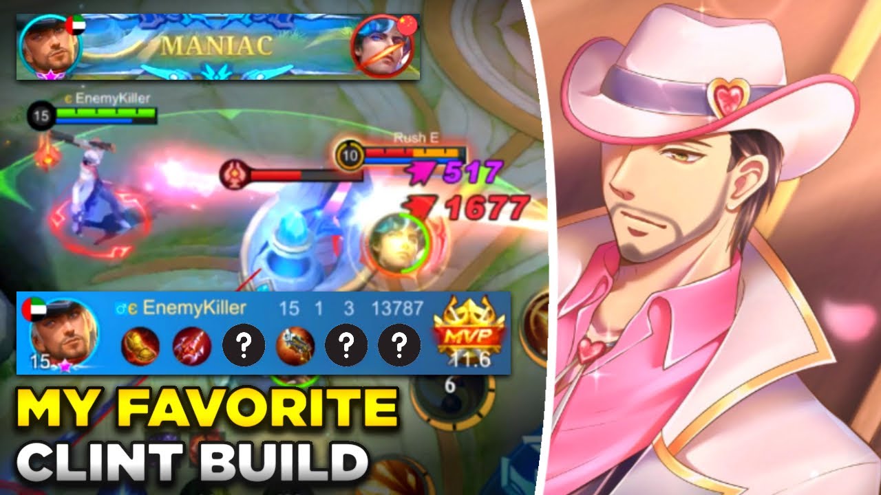 My Favorite Clint Build 🔫 - MLBB - YouTube