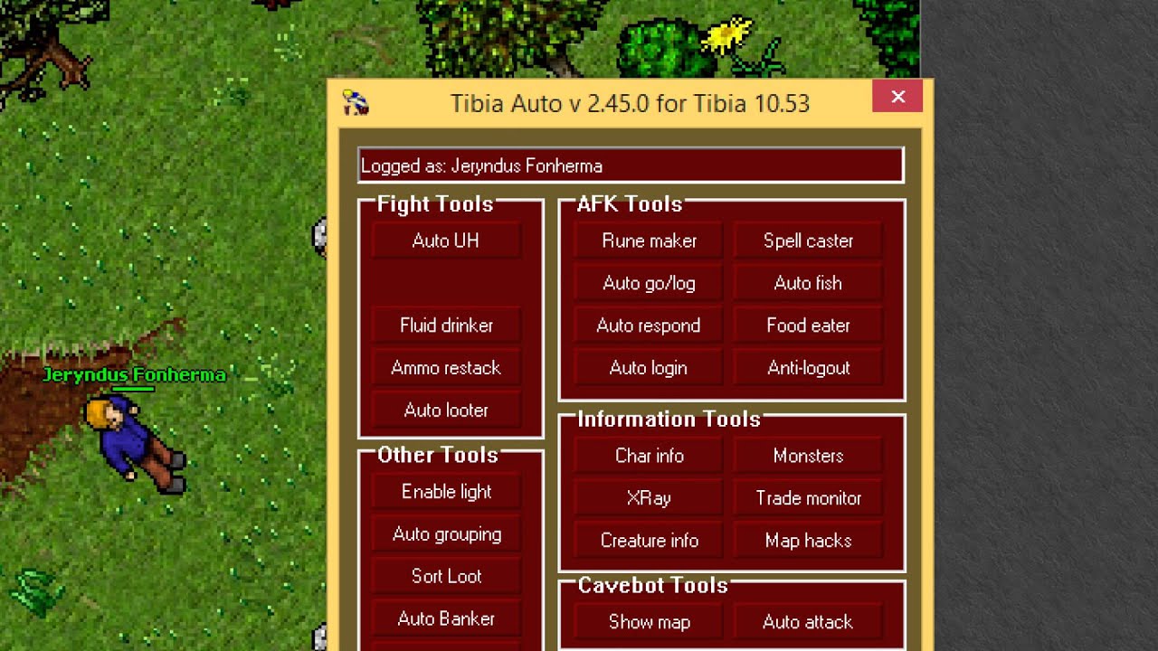 Tibia Auto 2.45.0 para Tibia 10.53 [DOWNLOAD] - YouTube