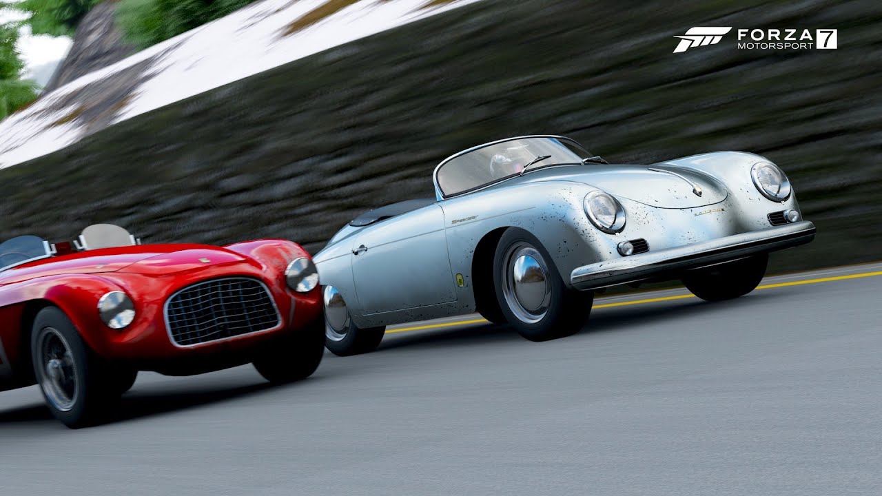 Porsche 356A Speedster on the Bernese Alps | Forza Motorsport 7 - YouTube