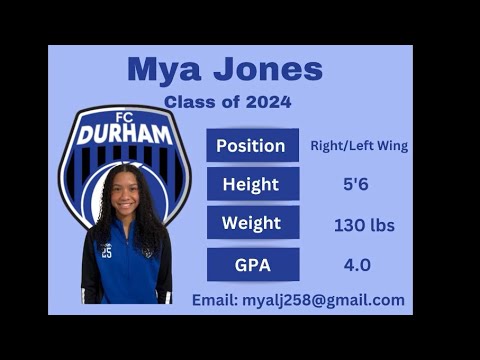 Mya Jones - Highlight Video - YouTube