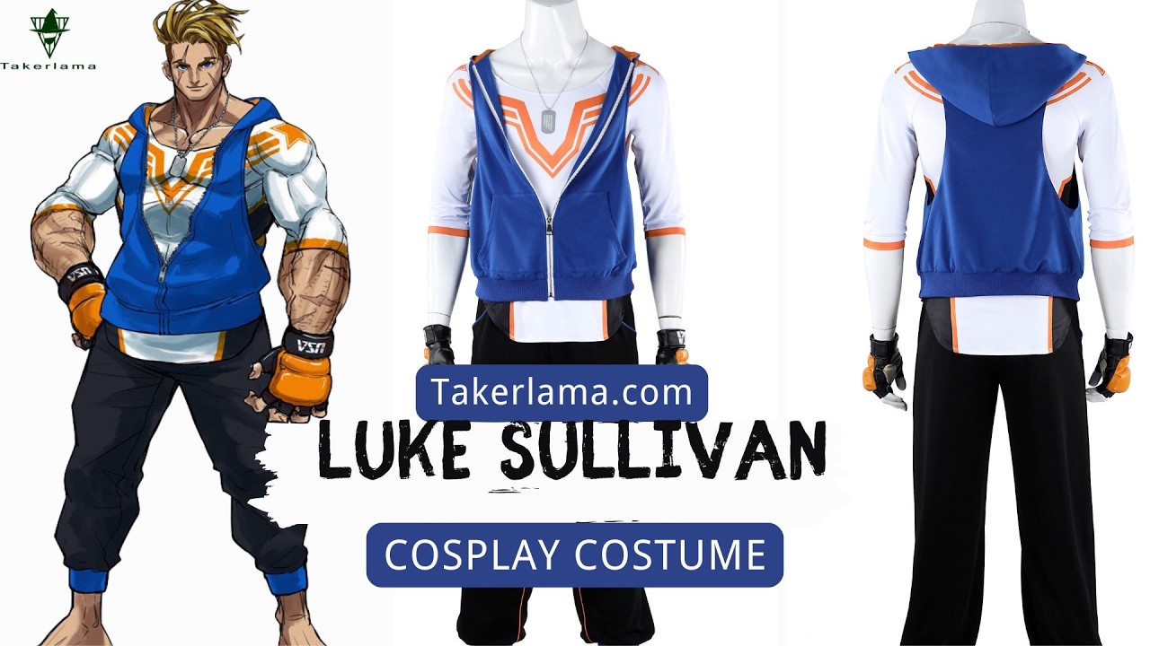 Game Luke Sullivan SF6 Cosplay Costume Street Fighter Halloween Fancy ...