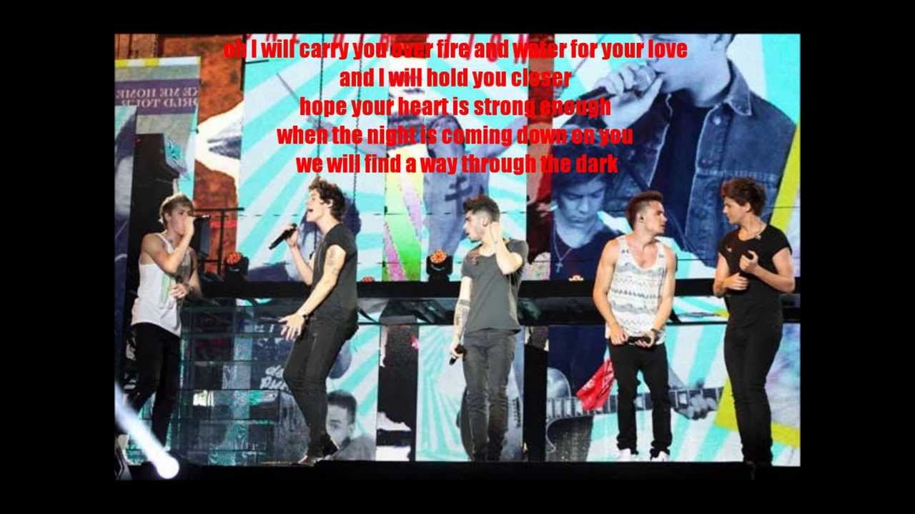 Through The Dark One Direction with lyrics - YouTube