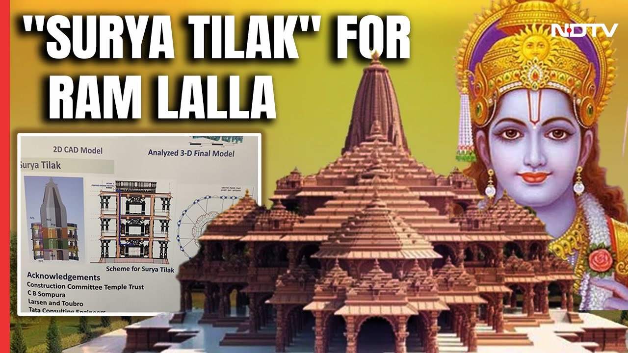Ayodhya Ram Mandir | Surya Tilak, A Mirror And Lens System From Scientists For Ram Lalla Idol ...