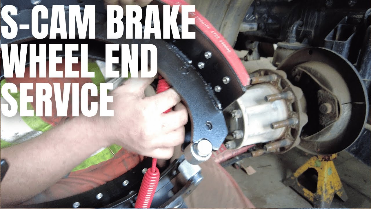 How to change brakes on a semi truck or tractor (Scam air brakes) - YouTube