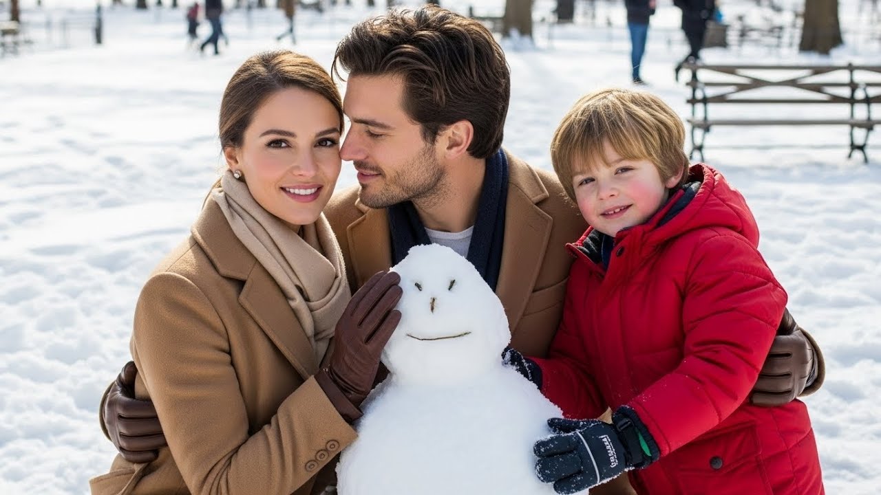 Struggling Dad Taught Woman's Son To Build Snowman, Not Knowing She Was A Millionaire Falling ...