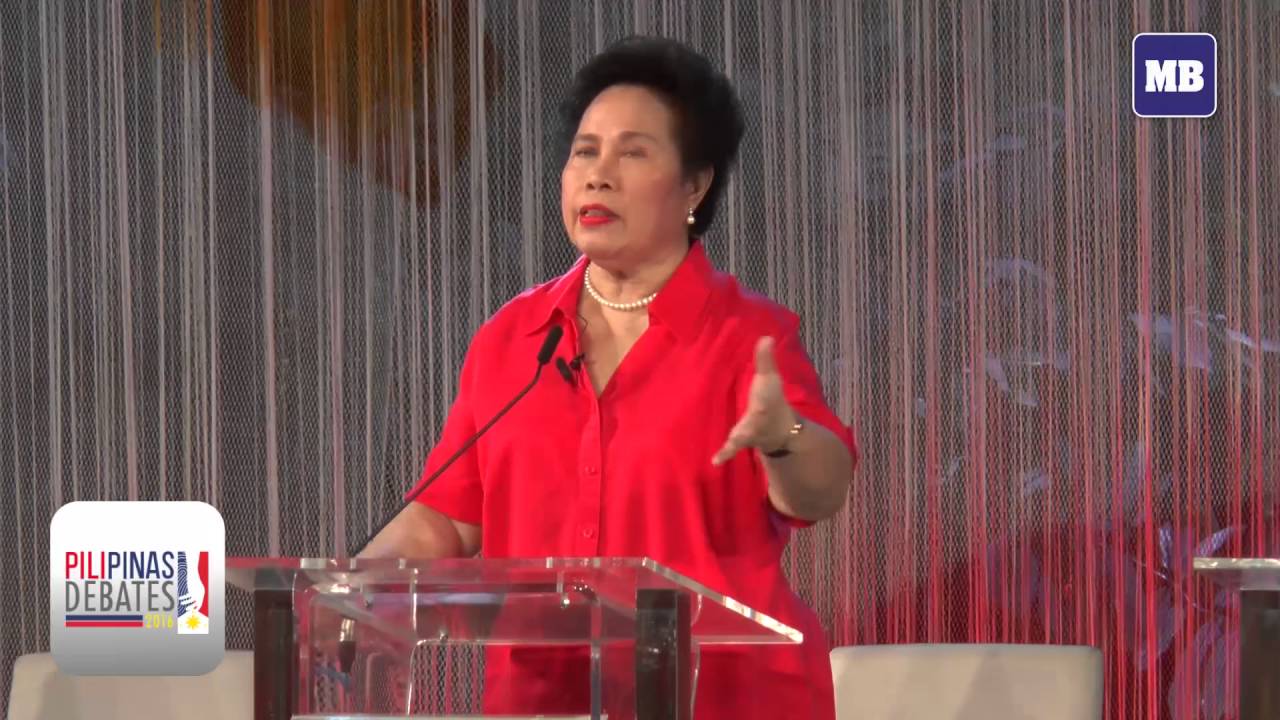 Sen. Miriam Defensor Santiago on her plan on territorial dispute with ...