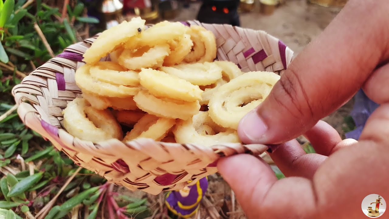 Miniature Murukku Recipe | Mini Uzhunnu Murukku Recipe | Miniature ...