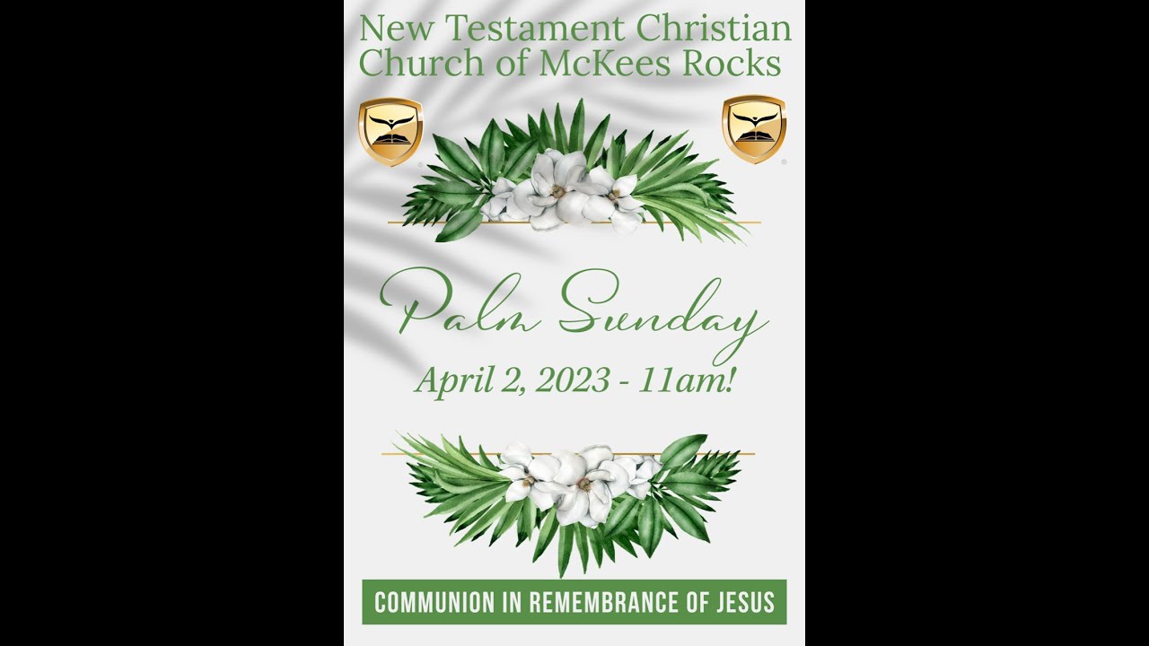 Sunday Worship - Palm Service and Communion - Pastor Ronald Woods - YouTube