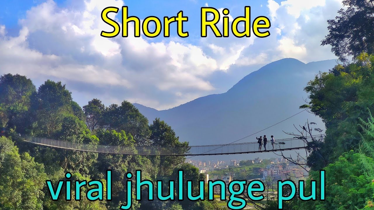 Kritipur ko famous Suspension Bridge | Motovlog | Nepal | ANSGO - YouTube