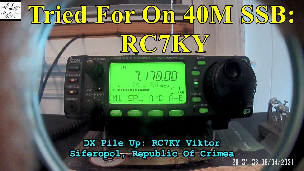 Tried For On 40M SSB: RC7KY - YouTube