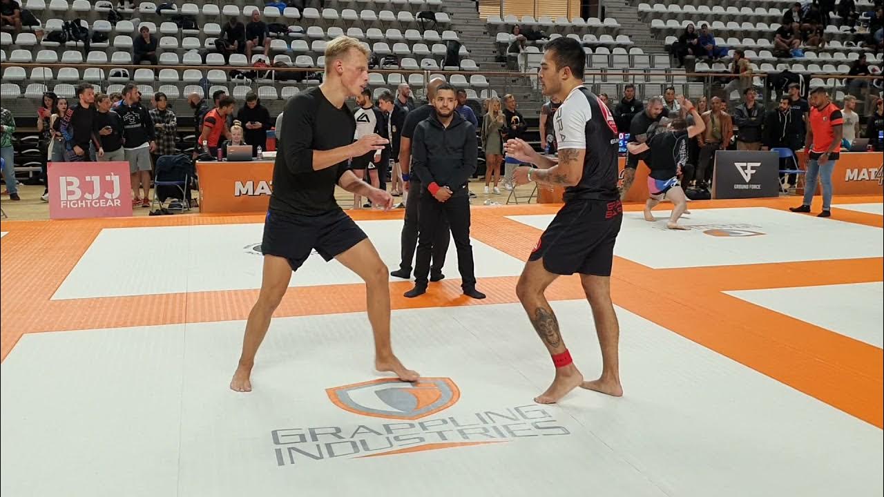 Grappling Industries | No-Gi | Beginner | -185lbs | 2nd match - YouTube